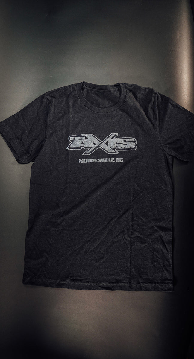 Distressed Logo Tee - Black – ShopOffAxis